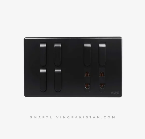 Modern Switch Boards in Pakistan - Antique Black Series - Smart Living ...